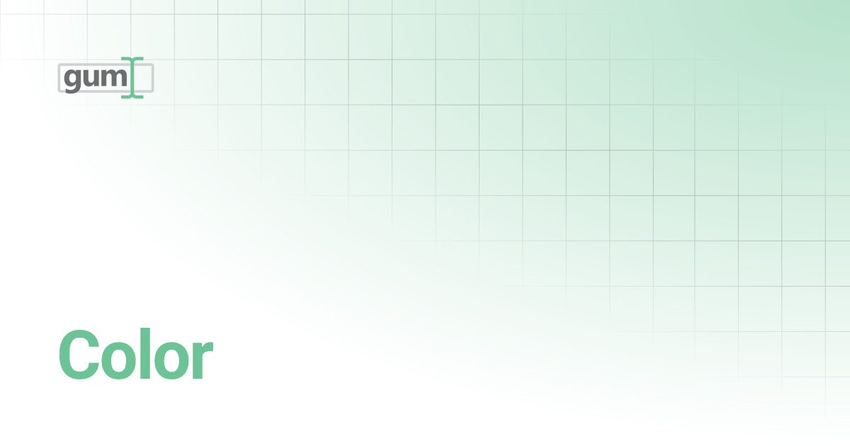 Color | Gum